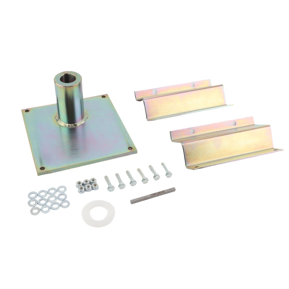 HySecurity Side Mount Bracket & Clamp Kit, For 2" x 5" Aluminum Boom ...