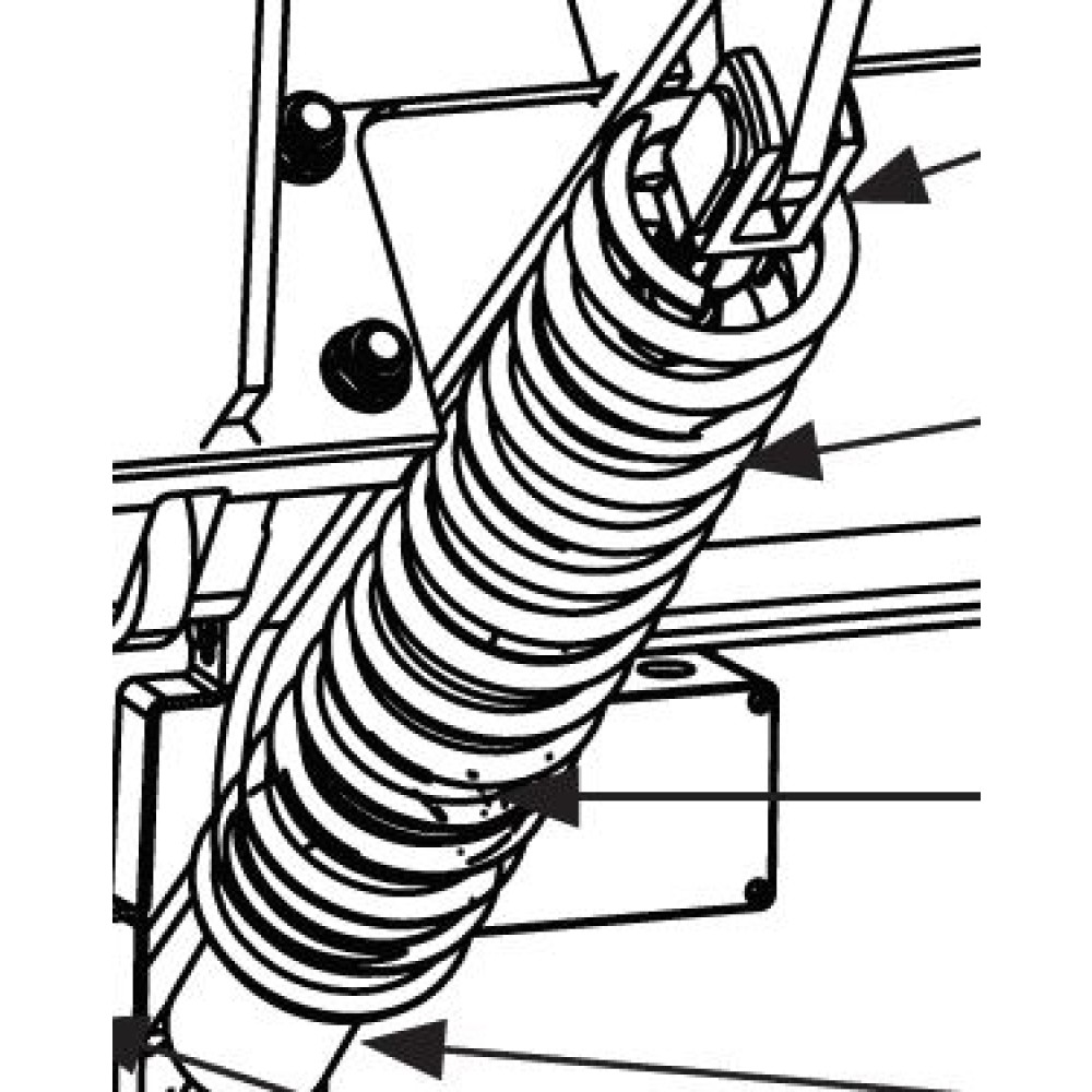 HySecurity Compression Lift Assist Spring For HydraWedge SM50 - MX4195