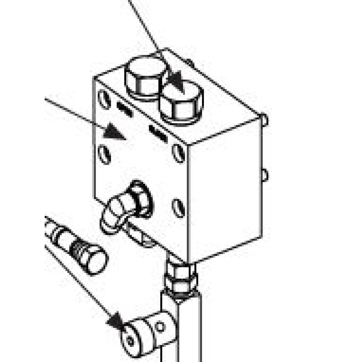 HySecurity Flow Control Manifold Kit For SwingRiser Twin - MX001128