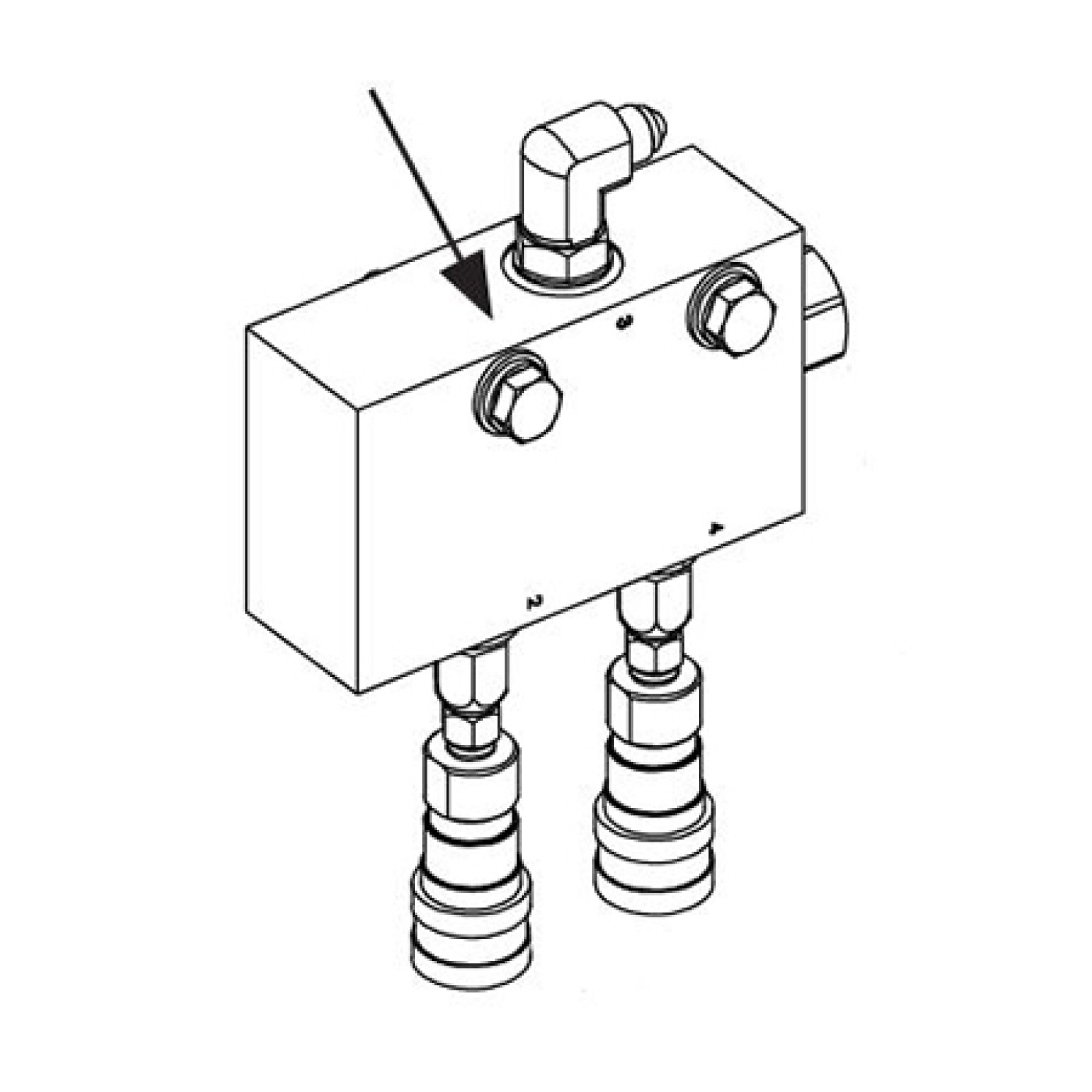 HySecurity Manifold, Flow Divider, SwingRiser Twin - MX001861