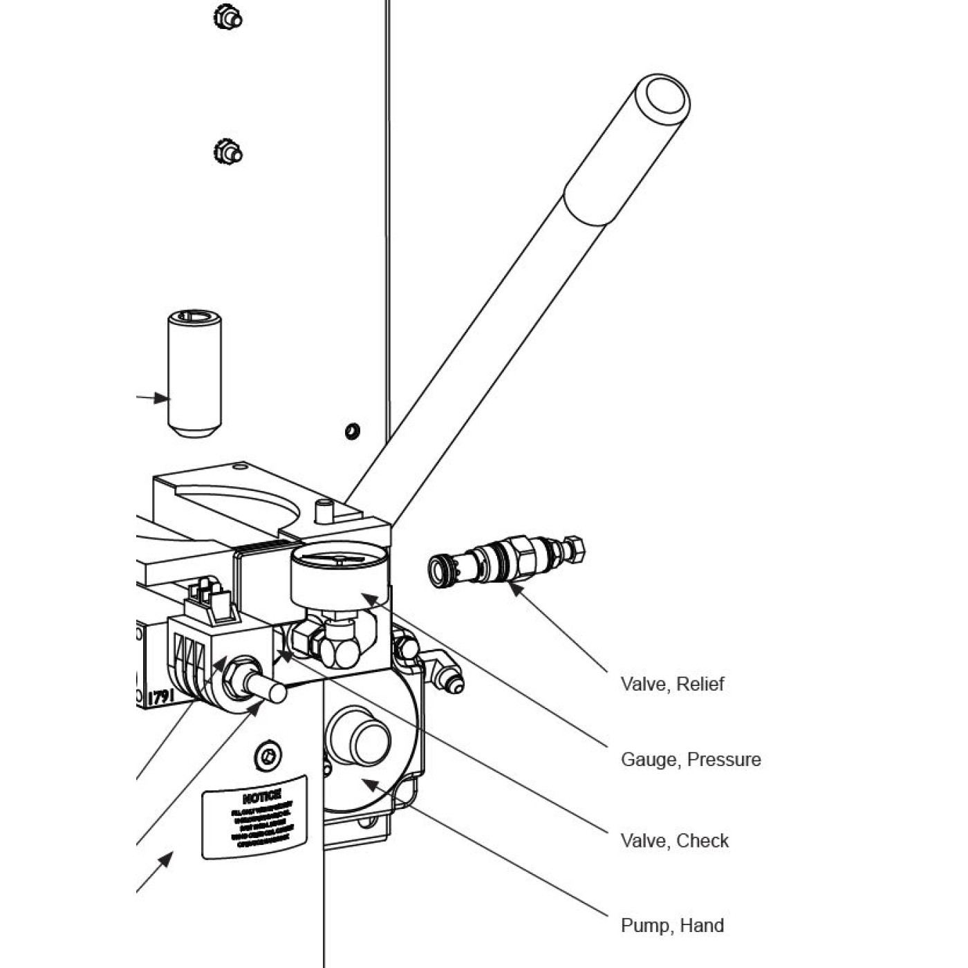 HySecurity Hydraulic Hand Pump Replacement Kit For HydraWedge SM50 - MX3966