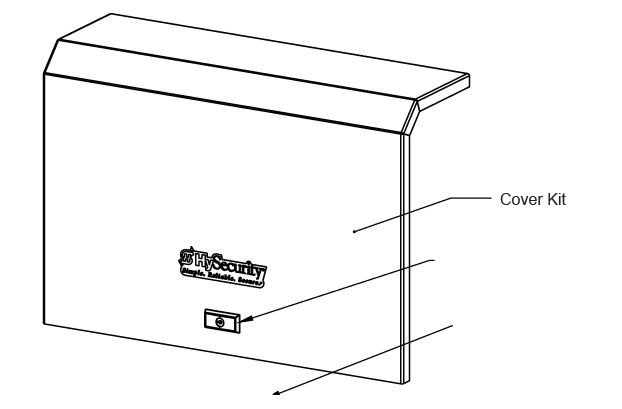 HySecurity Cover Kit For SlideSmart DC HD - MX4306