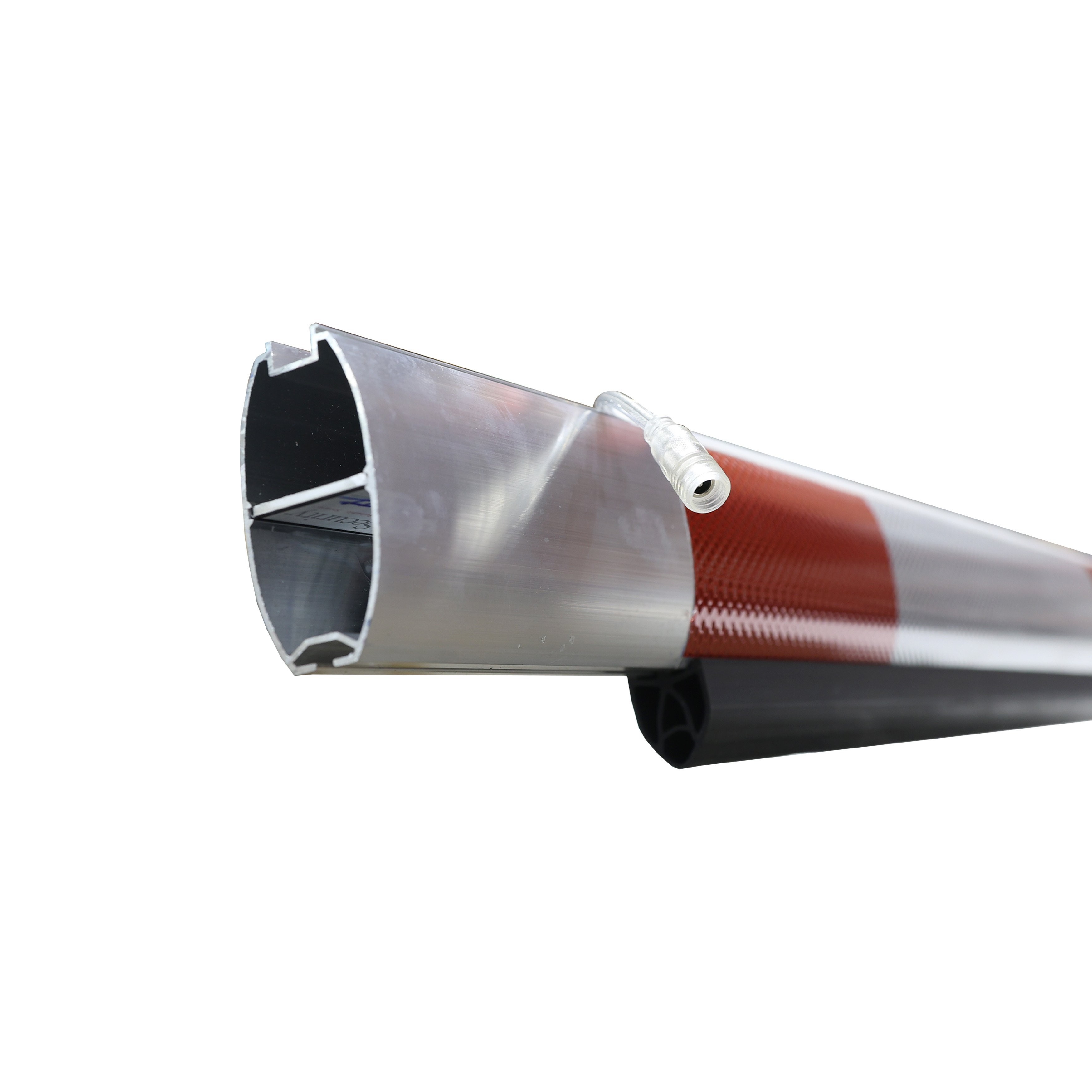 HySecurity Boom Aluminum Oval Arm Assembly (Includes LED Lights), 12 ft ...