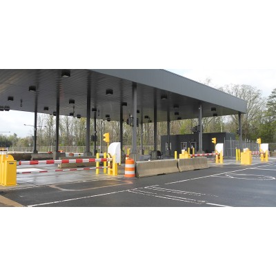 HySecurity StrongArmCrash Hydraulic Dual-Arm Anti-Ram Barrier Gate - M50