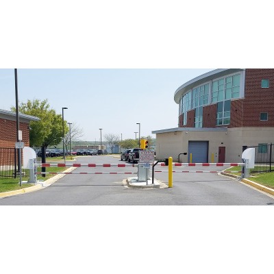 HySecurity StrongArmCrash Hydraulic Dual-Arm Anti-Ram Barrier Gate ...