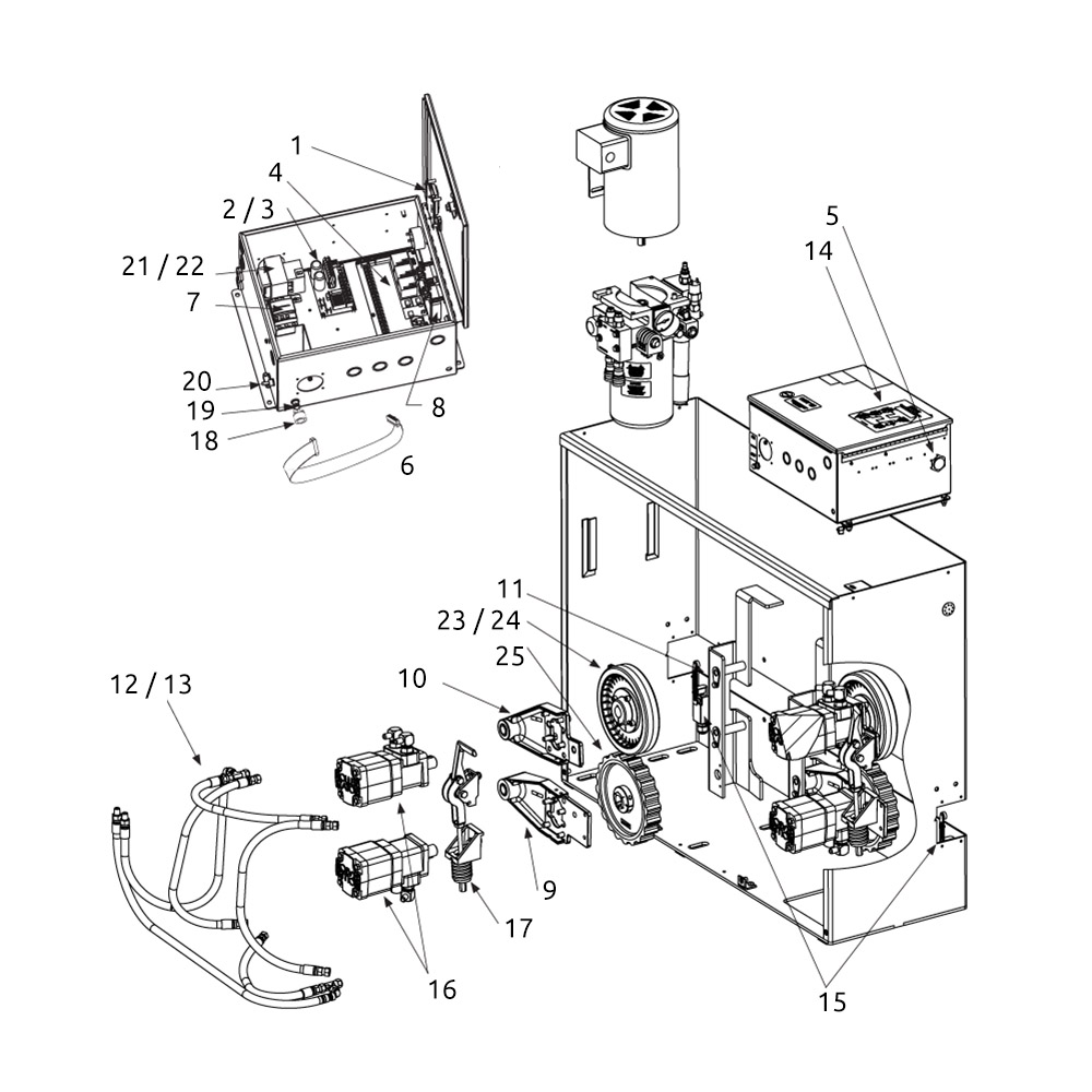 SlideDrive Chassis, Drive and Electrical, 200 (444 XS) - HySecurity ...